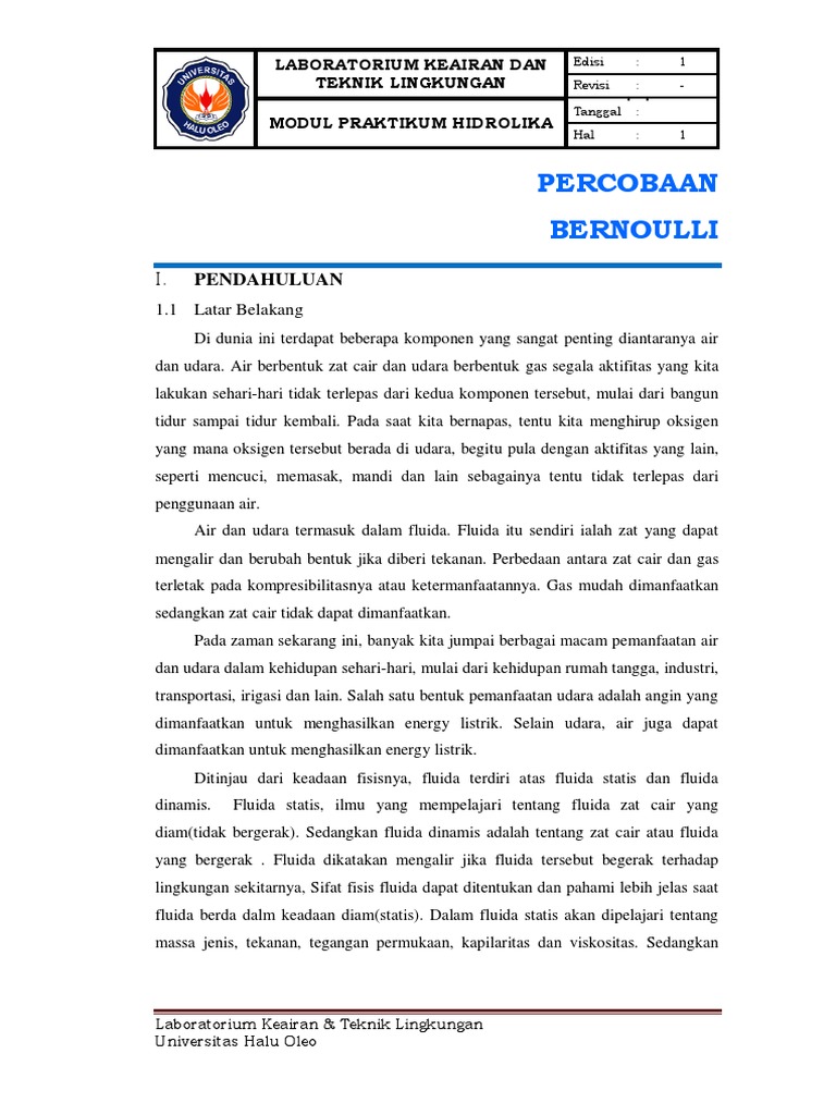 Modul Praktikum Bernoulli 2019 | PDF