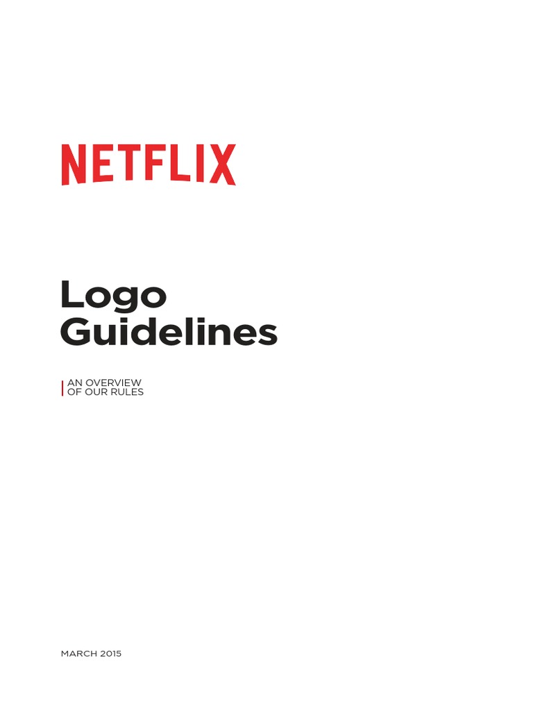 Netflix logo guidelines overview | PDF