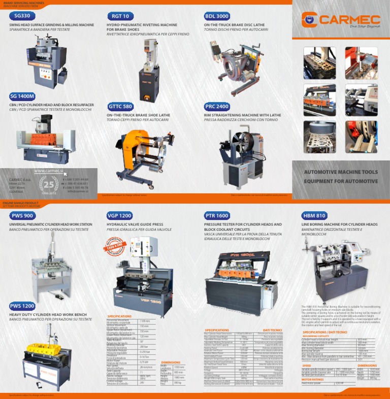Carmec Product Catalog | PDF | Piston | Cylinder (Engine)