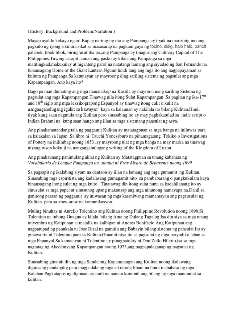 History of Kulitan | PDF