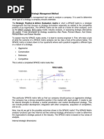 IFE & EFE Matrices Explained | PDF | Swot Analysis | Strategic Management