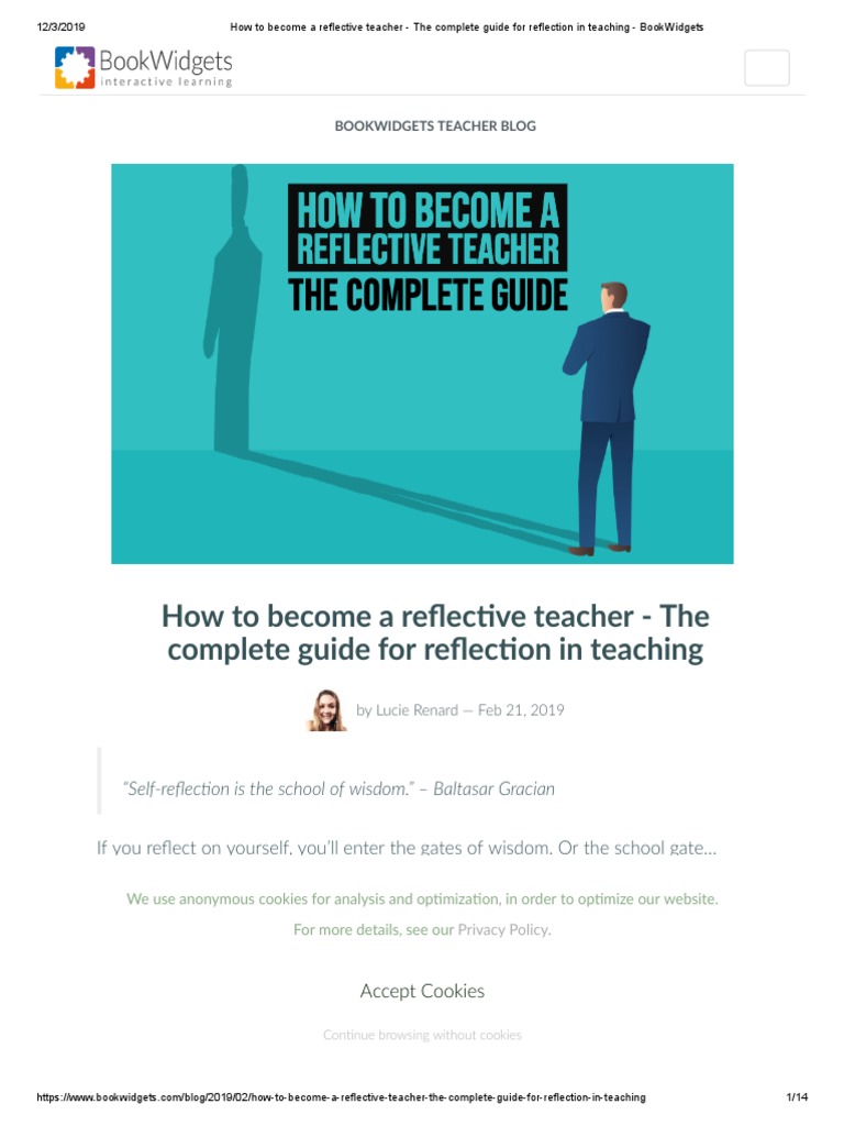 How To Become A Reflective Teacher - The Complete Guide For Reflection ...