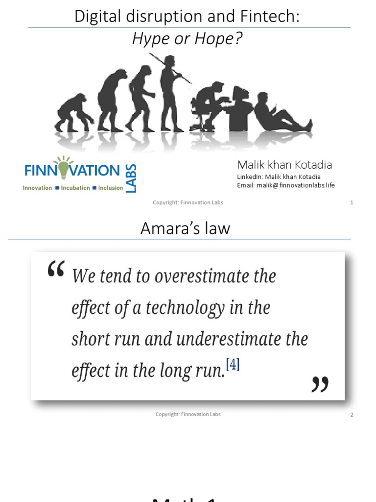 Digital Disruption and Fintech | PDF | Financial Technology | Finance ...