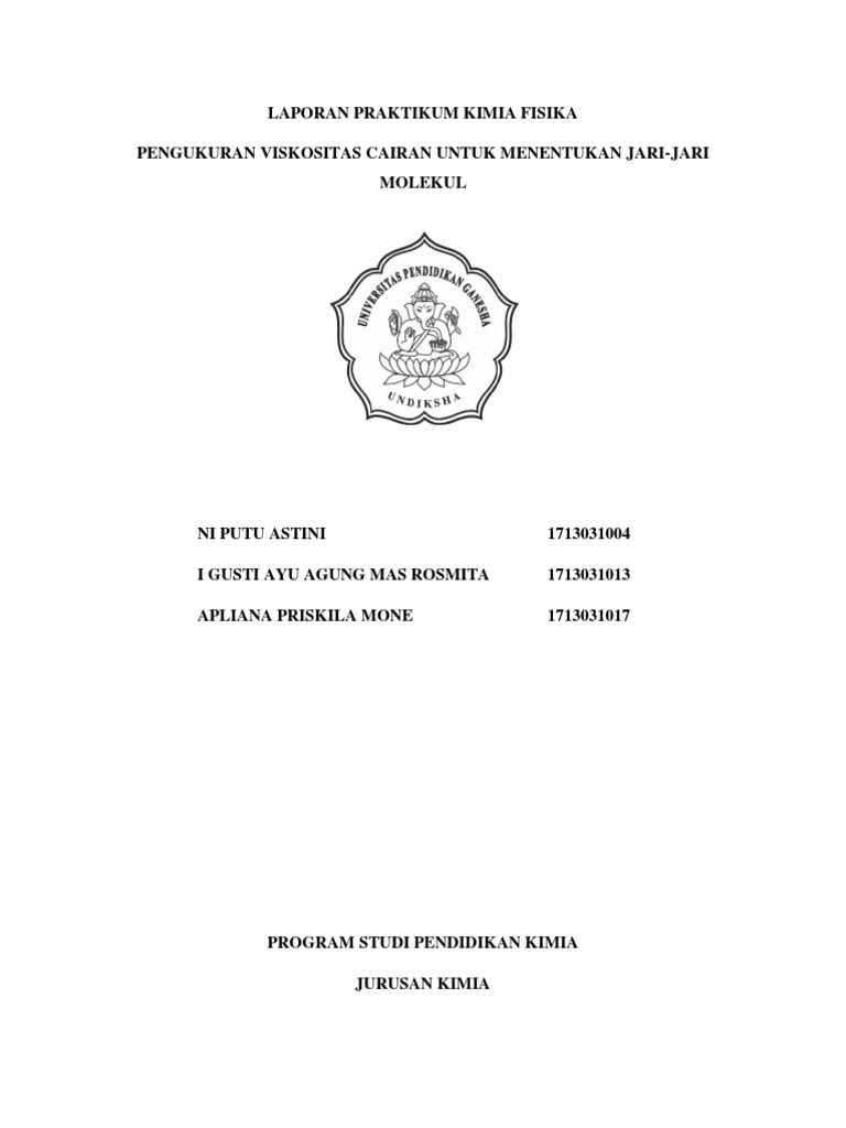 Viskositas Cairan Metode Oswald | PDF | Sains & Matematika