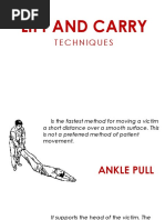 Emergency Carry Techniques | PDF | Firefighter