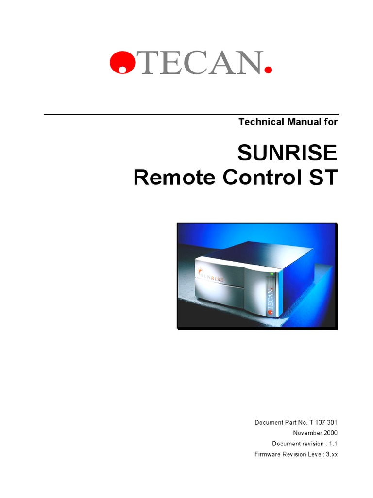 1830 Technical Manual | PDF | Interface (Computing) | Optical Filter