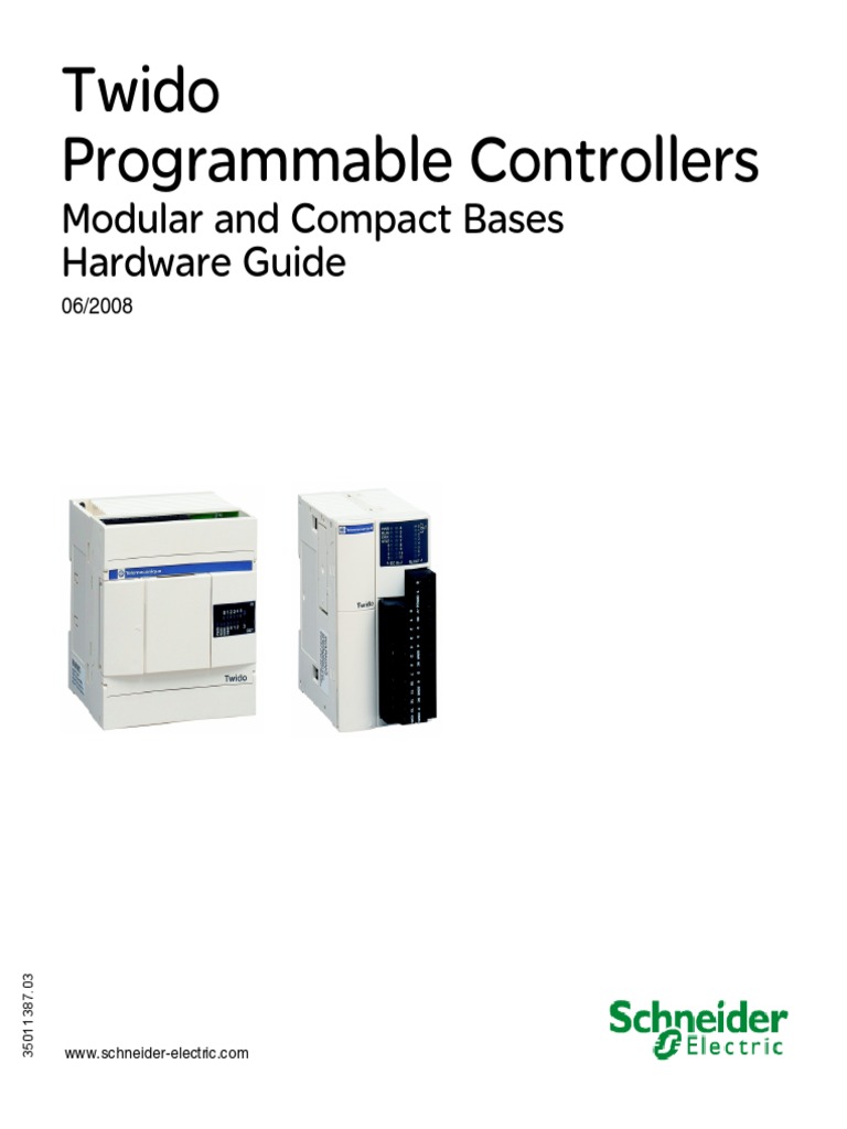 TWIDO Hardware | PDF | Input/Output | Programmable Logic Controller