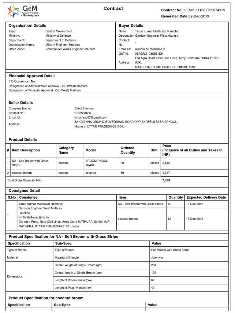 Contract GEMC 511687705674119 Mon - 02 Dec 2019 12 04 42 | PDF ...