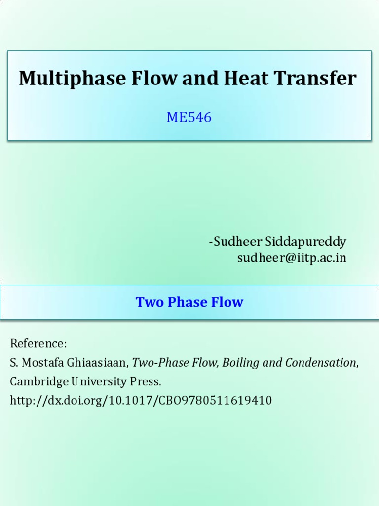 Two-Phase Flow Regimes and Heat Transfer Fundamentals | PDF | Fluid ...