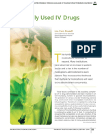 IV Medication Solution Compatibility Chart For Nurses | PDF | Saline ...