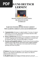 Goethe A1 German Syllabus | PDF