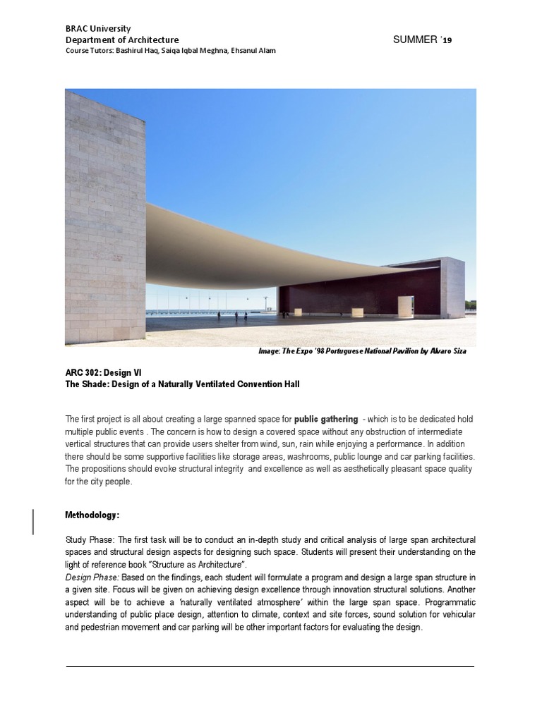 Arc 302 - Span - Convention Hall | PDF | Design | Cognition