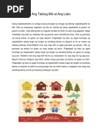 Ang Tatlong Biik Script | PDF