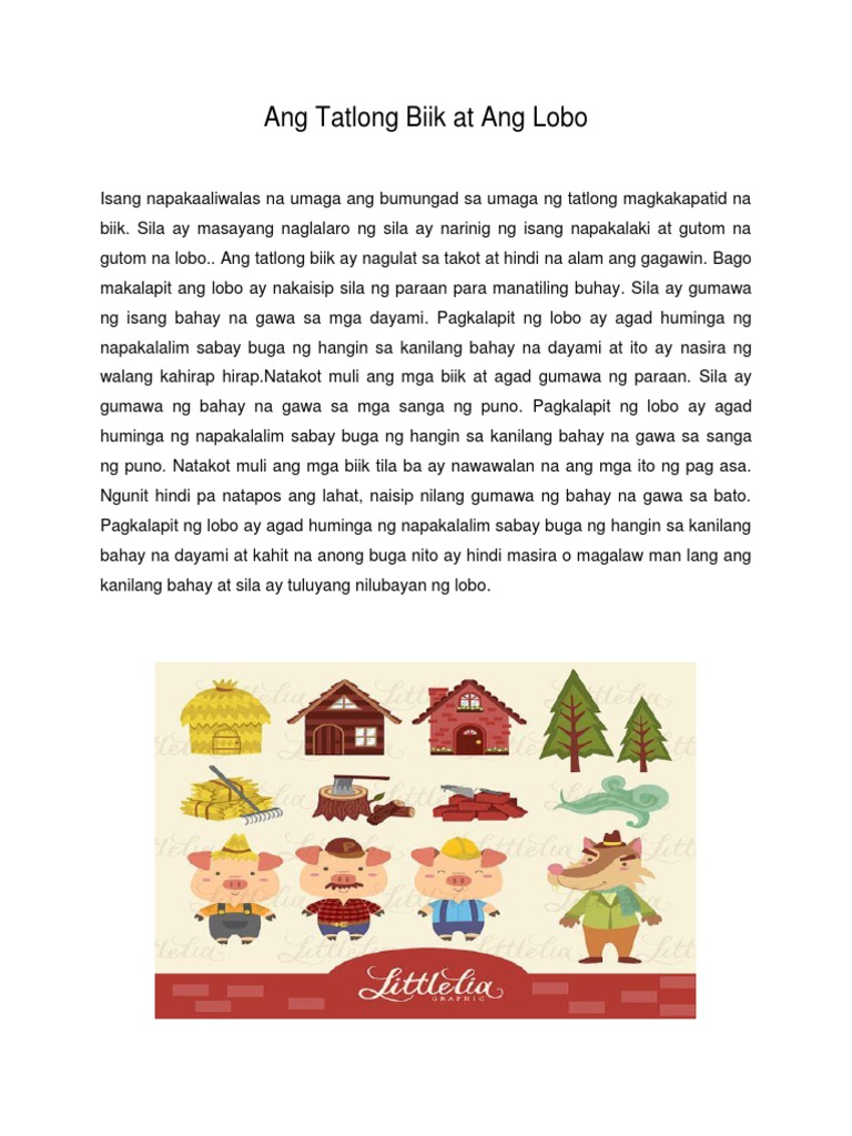 Ang Tatlong Biik at Ang Lobo | PDF