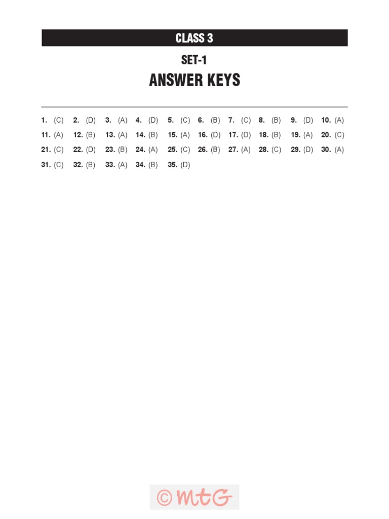 Ieo Level2 Solution Class 3 Set 1 PDF | PDF