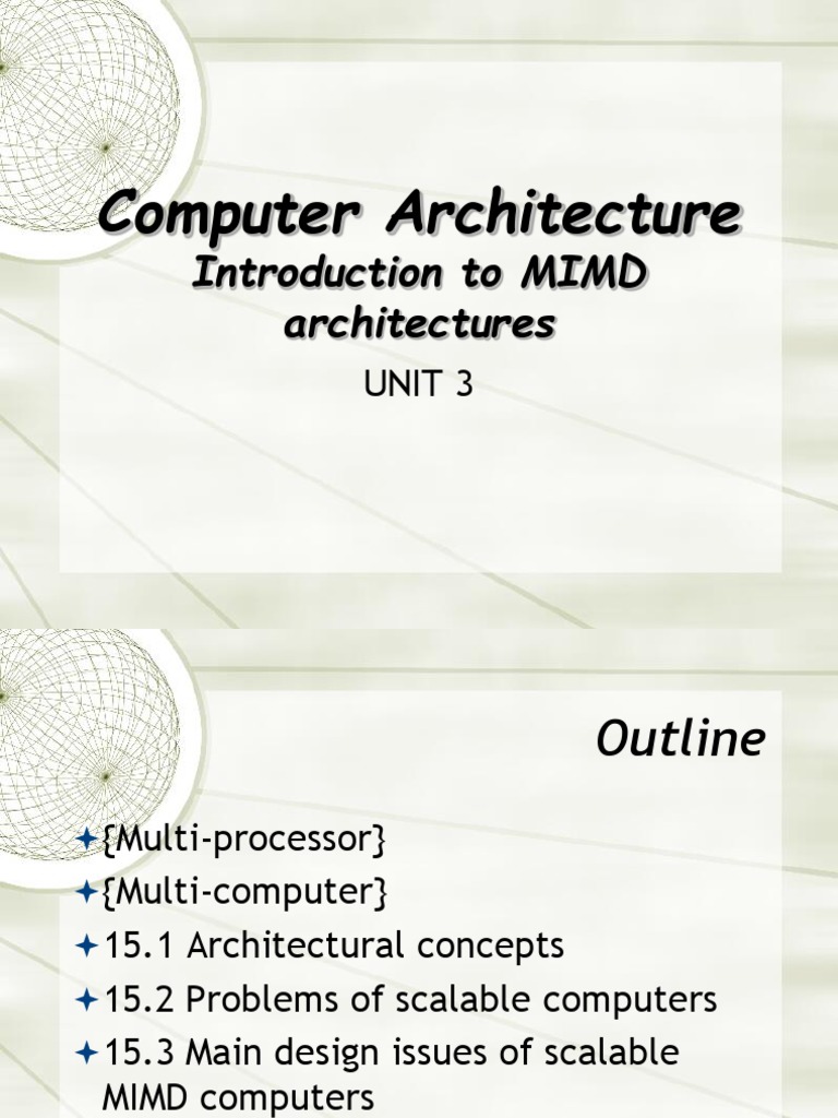 MIMD Architectures Overview | PDF | Parallel Computing | Central Processing Unit