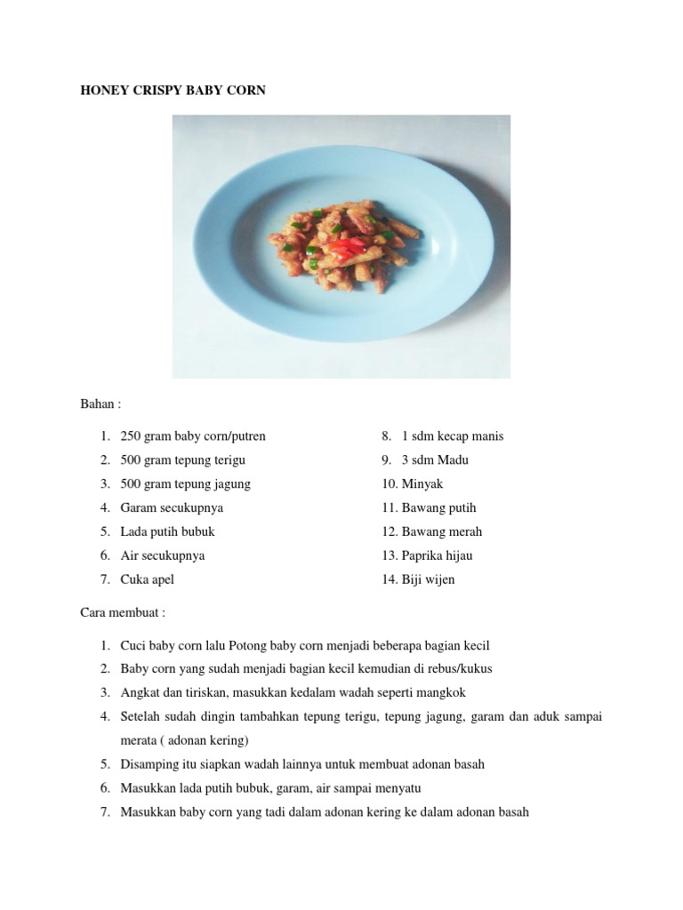 Modifikasi Resep Sayuran Fix Pdf
