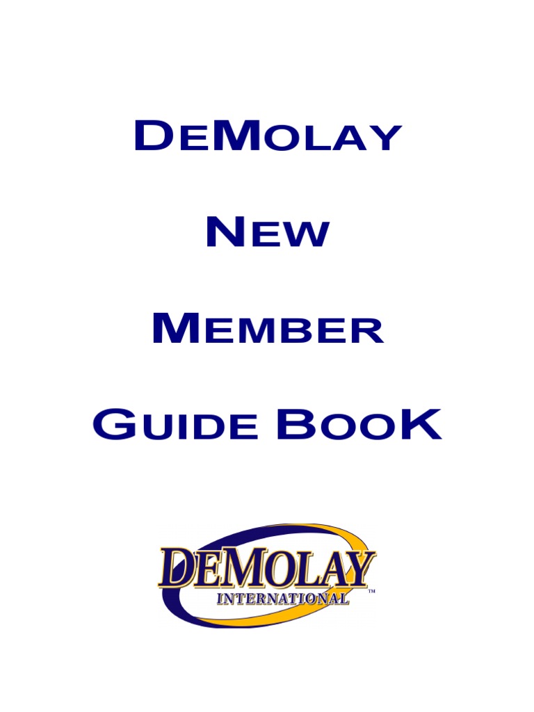 DeMolay New Member Guide Book | PDF