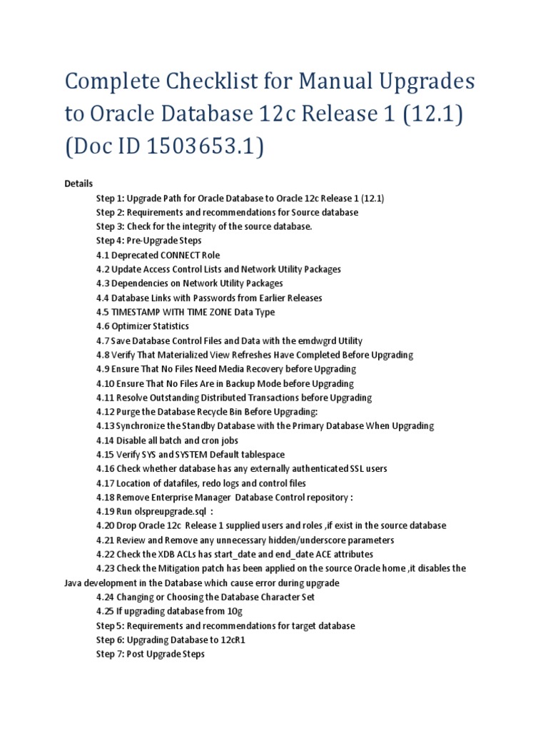 Upgrade | PDF | Relational Database | Databases