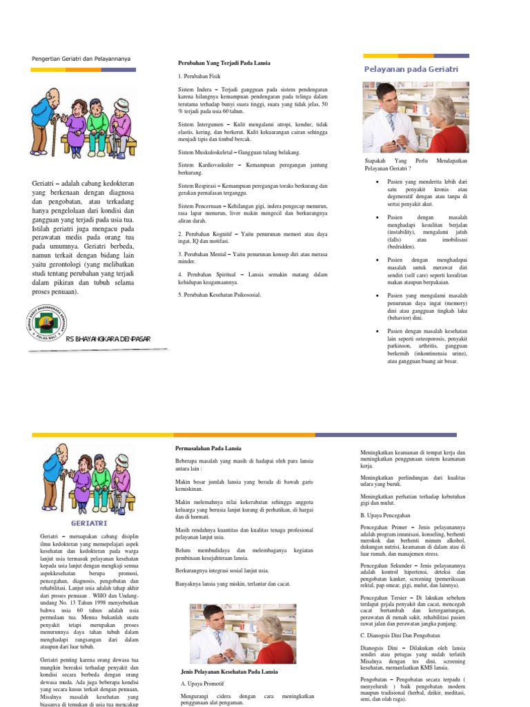 Brosur Geriatri | PDF