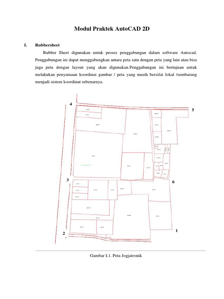 Modul Praktek AutoCAD 2D | PDF