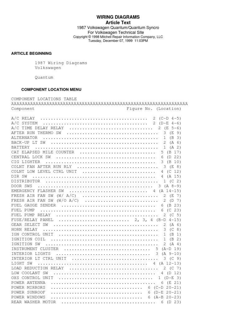 Quantum 87 PDF | PDF | Automotive Industry | Vehicle Technology