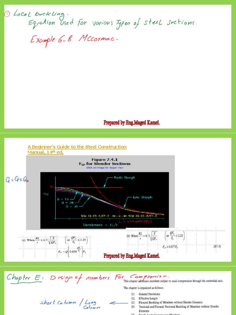 10 - Solved Problem For Compression Members | PDF
