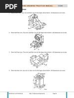 Multiview Drawing Worksheet 2022. | PDF