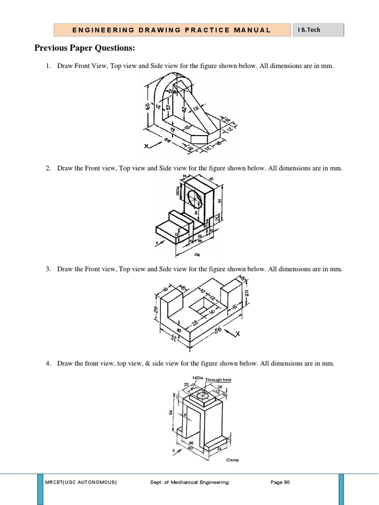 1 Engineering Drawing | PDF