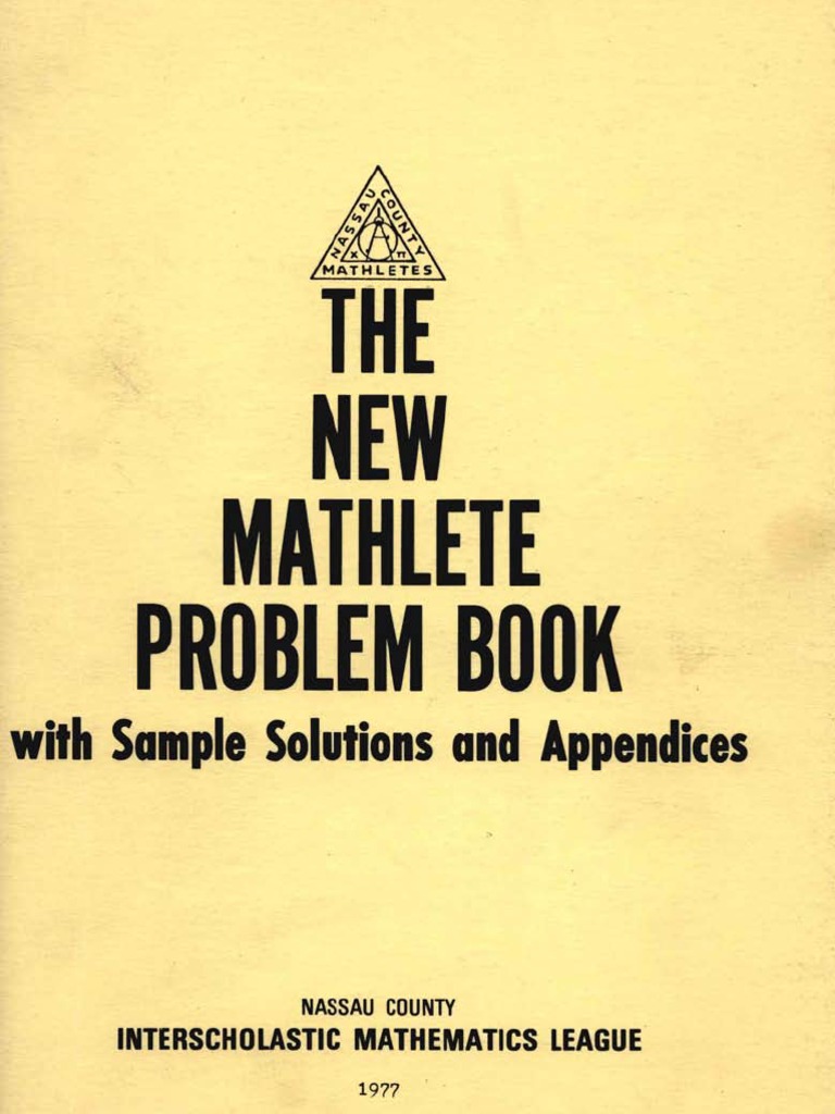 The New Mathlete Problem Book | PDF