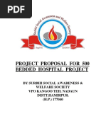 50 Bedded Hospital Design - Areas | PDF | Hospital | Patient