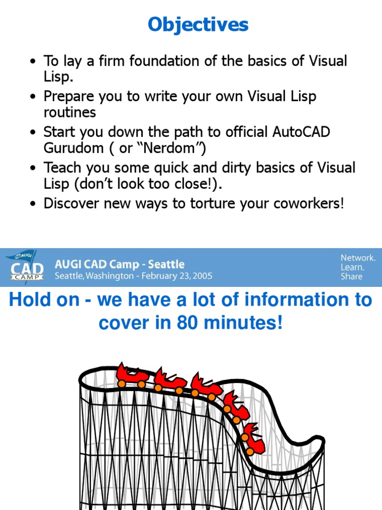 Lisp Auto Cad | PDF | Computer Programming | Teaching Mathematics