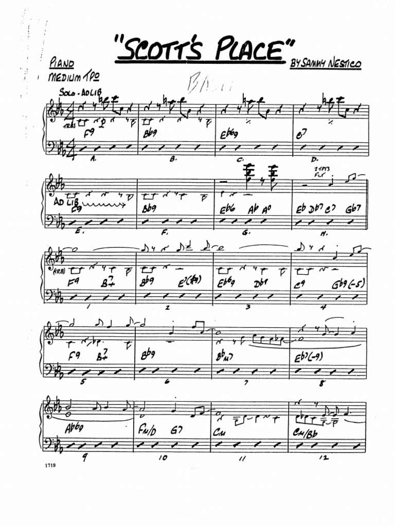 Scott's Place (Piano) | PDF