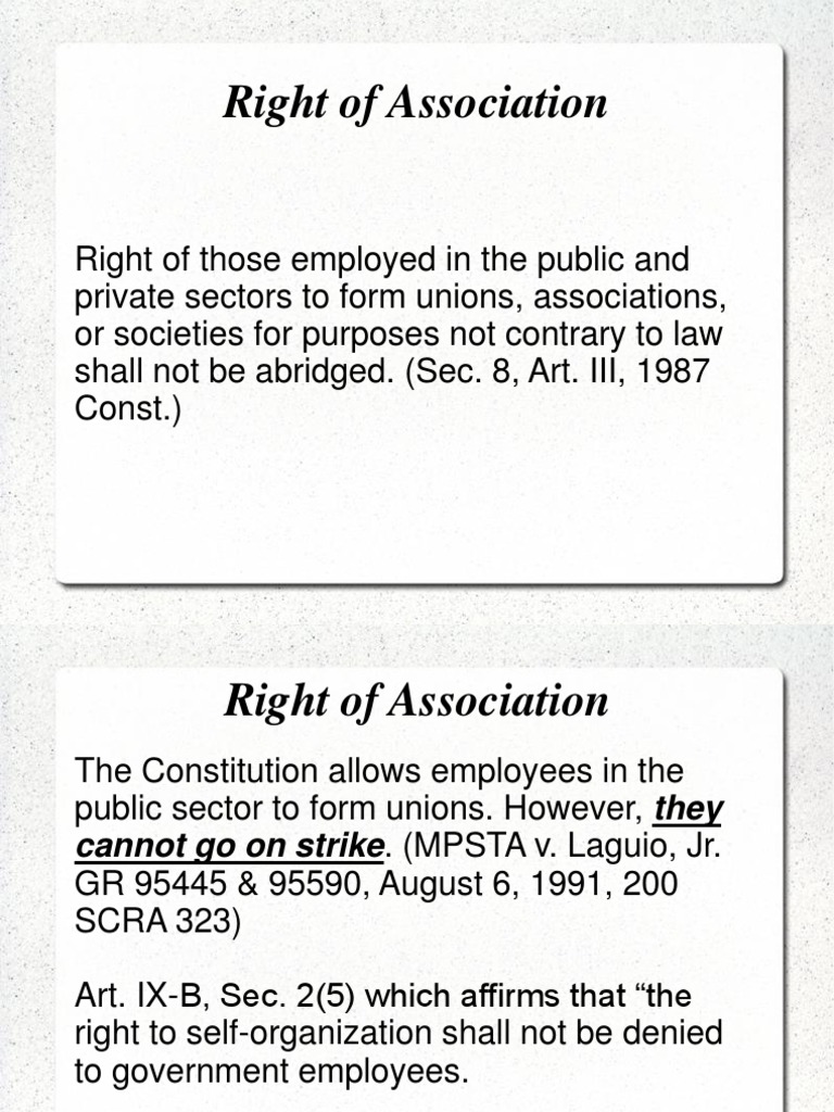 Right of Association | PDF | Prior Restraint | Facial Challenge
