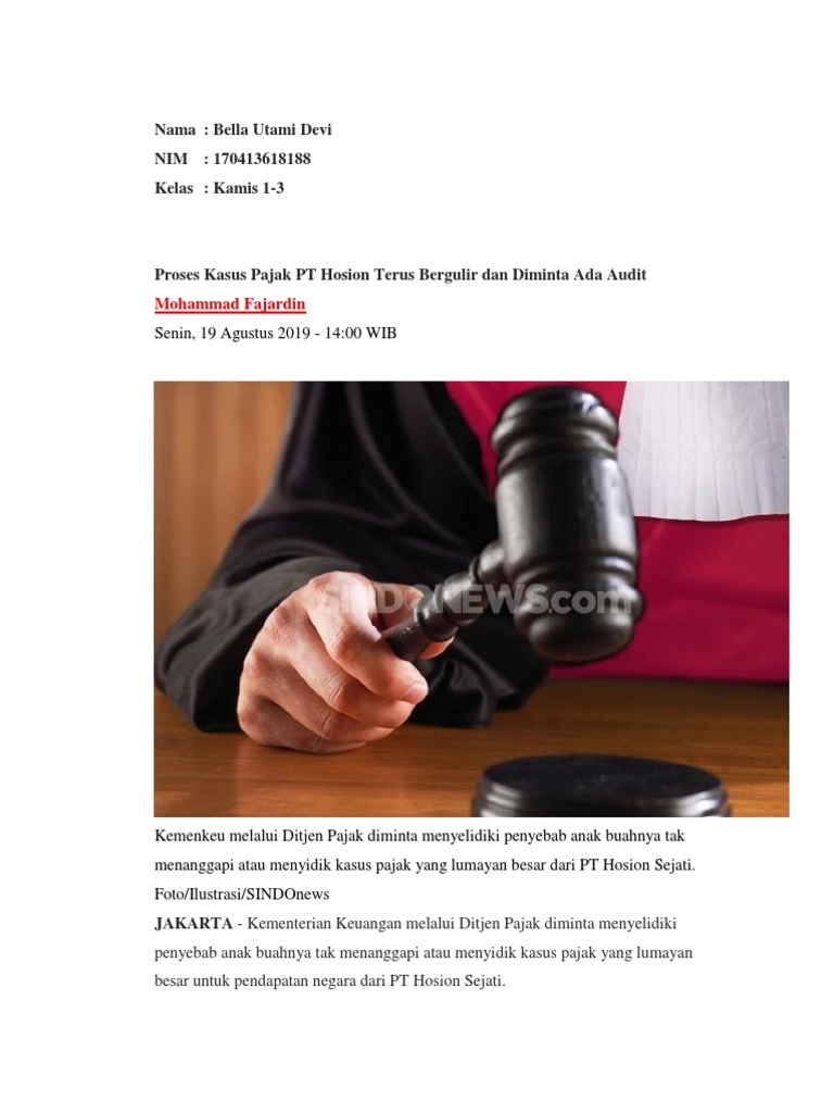 Bella Utami Devi - Kamis 1-3 - offKK | PDF