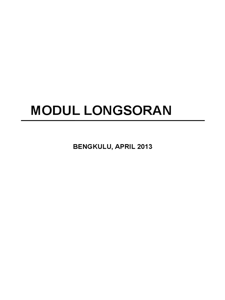 Manual Longsoran | PDF