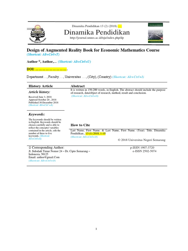 Template Dinamika Pendidikan | PDF | Data Analysis | Epistemology