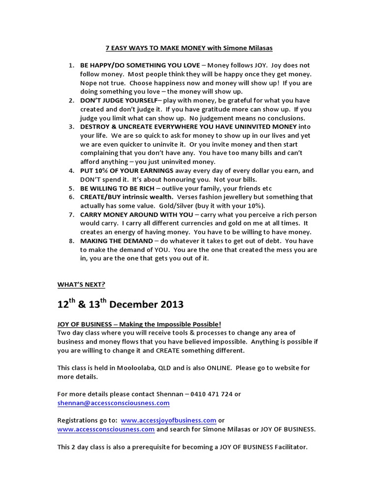 7 Ways To Make Money | PDF | Foreign Exchange Market | Money