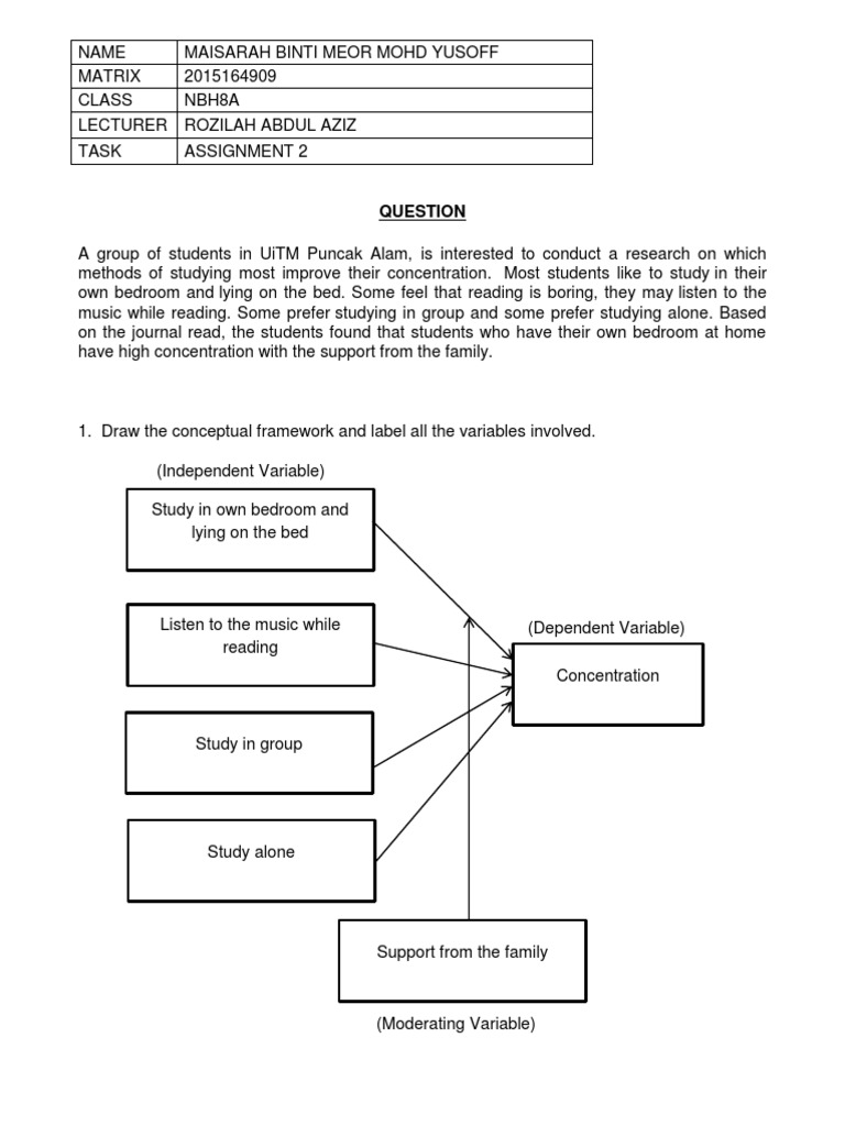 Assignment 2 Research Methods | PDF | Hypothesis | Academic Discipline Interactions