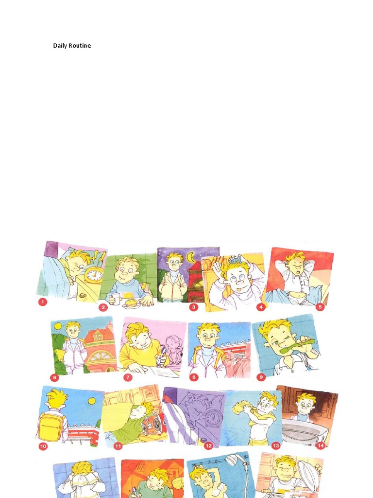 Daily Routine - 6ºano | PDF