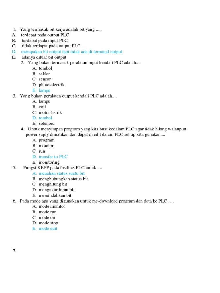 Soal PLC | PDF
