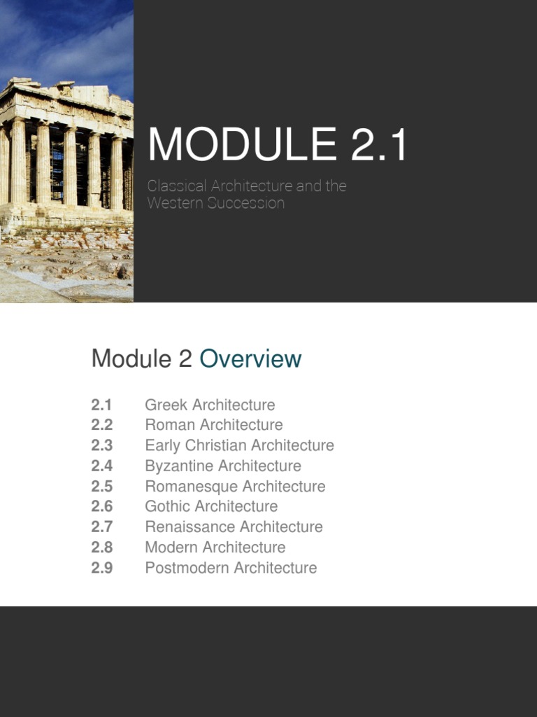 Hoa Module 2 P1 | PDF | Column | Architectural Design