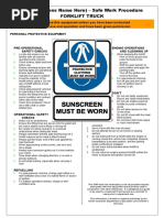 Forklift Safety Poster English | PDF | Forklift | Pallet