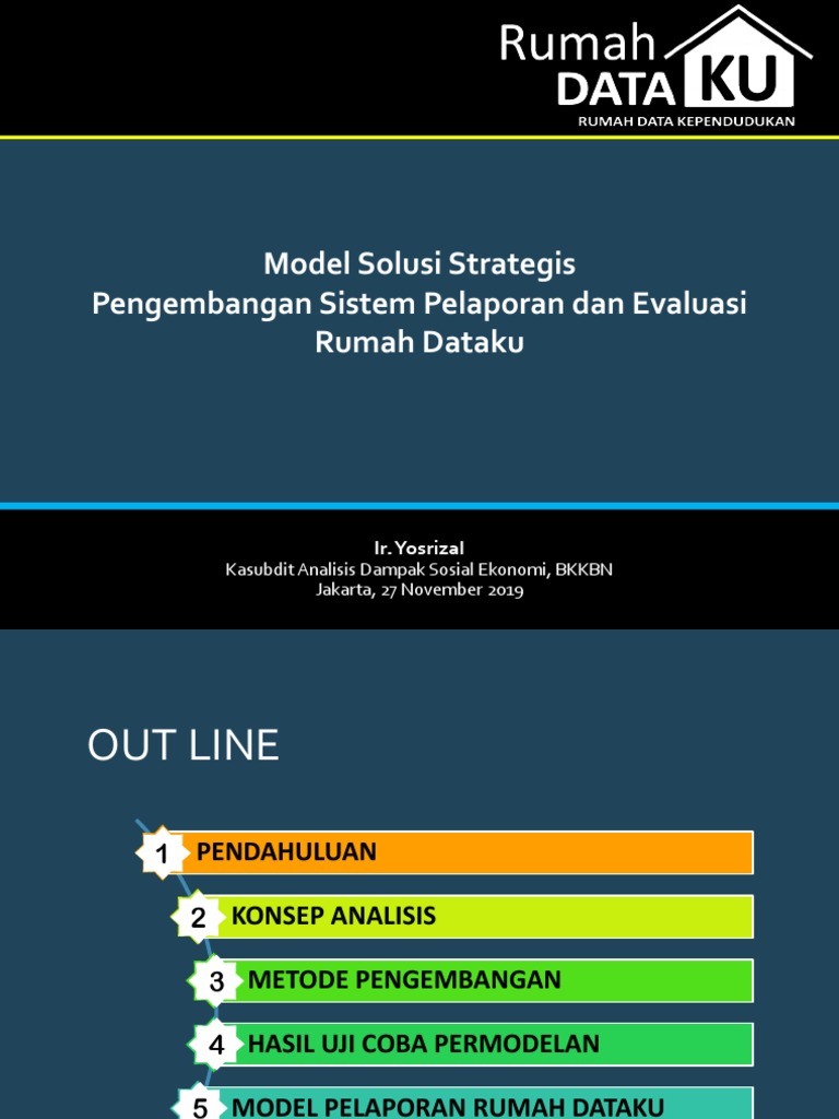 MODEL Rumah Data Kependudukan | PDF