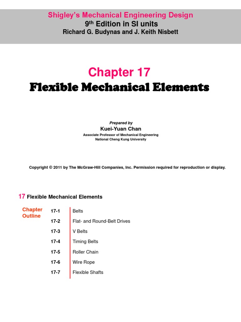 Flexible Mechanical Element | PDF | Belt (Mechanical) | Mechanics