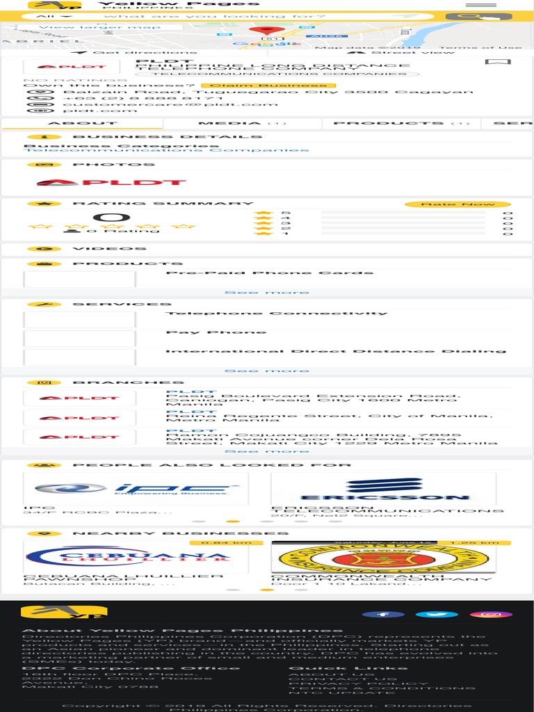 PLDT in Tuguegarao City, Cagayan - Yellow Pages PH PDF | PDF | Makati ...