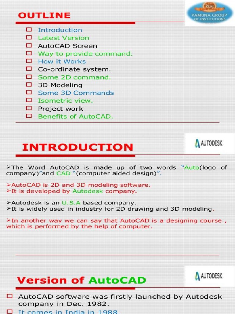Autocad Ppt Pptx