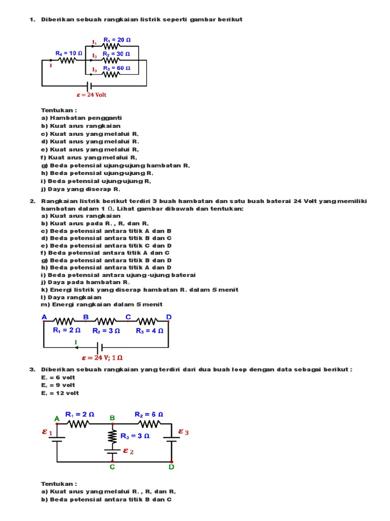 Soal Listrik Dinamis Kelas Xii | PDF | Metode & Bahan Ajar | Sains & Matematika
