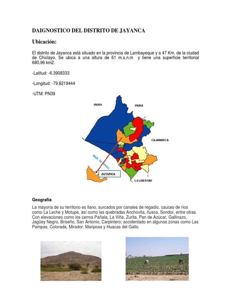Jayanca Geografia | PDF