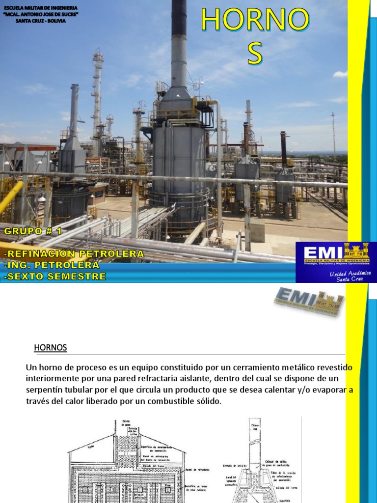 Hornos, Op. y Mtto. de La U2 de Crudo | PDF | Refinería de petróleo | Horno Hornos, Op. y Mtto. de La U2 de Crudo | PDF | Refinería de petróleo | Horno